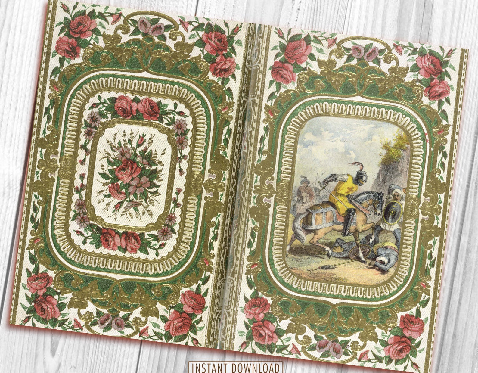 Motif Book Cover Journal Kit Vintage Bookbinding Ephemera - Etsy