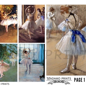 Ballerina Dance, Classic Ephemera, Digital Ephemera, Printable Images ...
