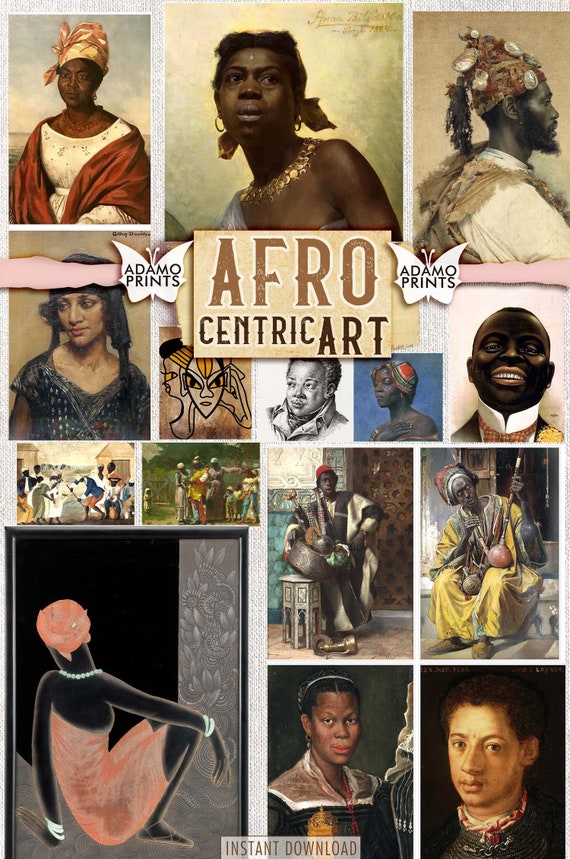 Afrocentric Art Vintage African American Digital Images - Etsy