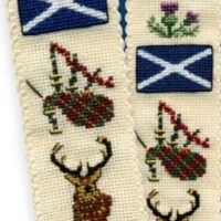 Scotland Map With Ross Scottish Clan Tartan - Cross Stitch Pattern ...