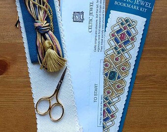 Irish Shamrock Bookmark Embroidery Cross Stitch Kit, Ireland, St ...