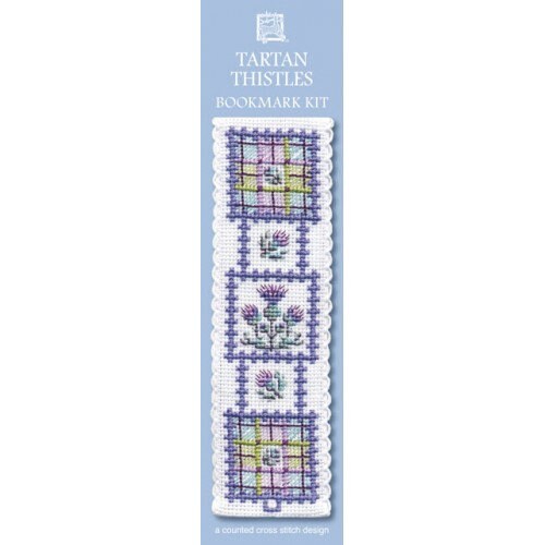 Scottish Thistle Bookmark Cross Stitch Kit Made in - Etsy