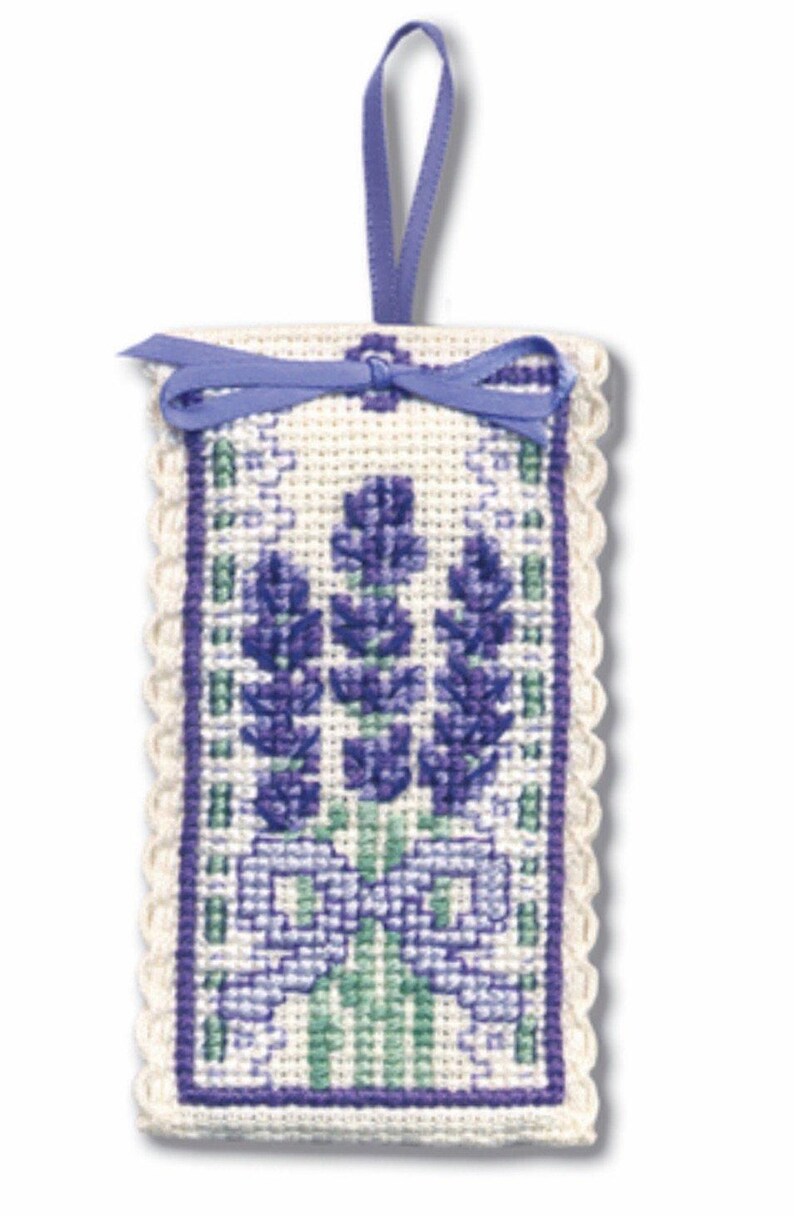 Victorian Lavender - Lavender Sachet Cross Stitch Kit - Mother's Day ...