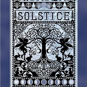 Joan Elliott Winter Solstice Cross Stitch Pattern - Fantasy - Celtic ...