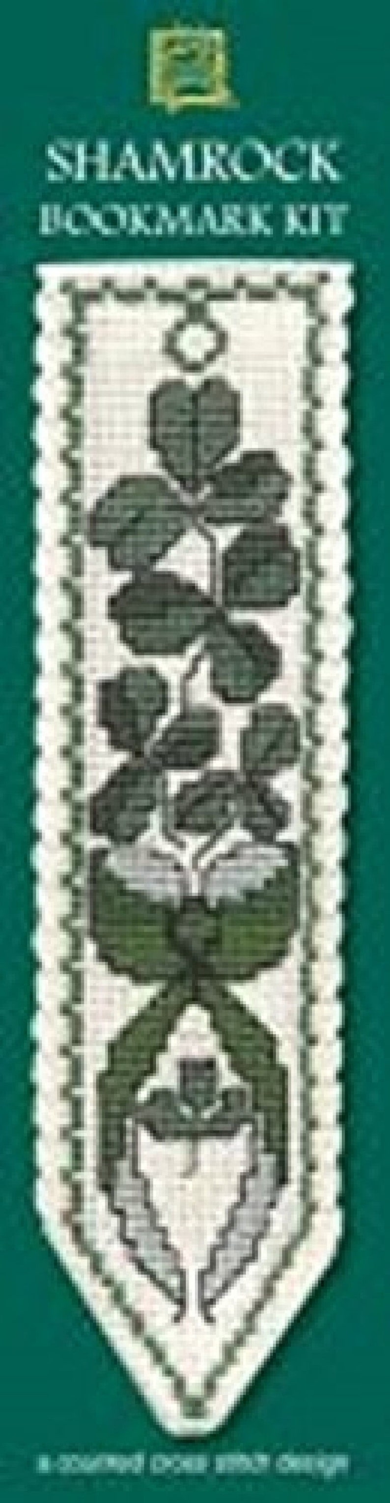 Irish Shamrock Bookmark Embroidery Cross Stitch Kit, Ireland, St ...