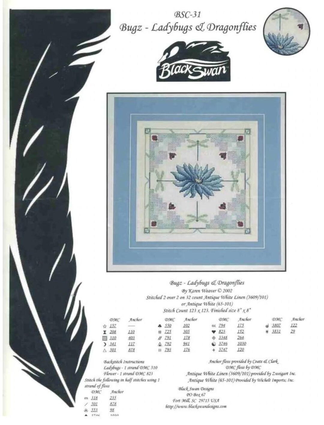 Bugz, Bugs, Insects, Cross Stitch Pattern, Nature, Rare, Discontinued ...