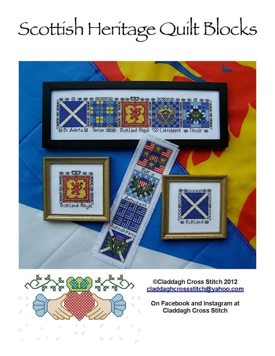 PDF Scottish Heritage Quilt Blocks, Scotland, Cross Stitch Pattern - 4 ...