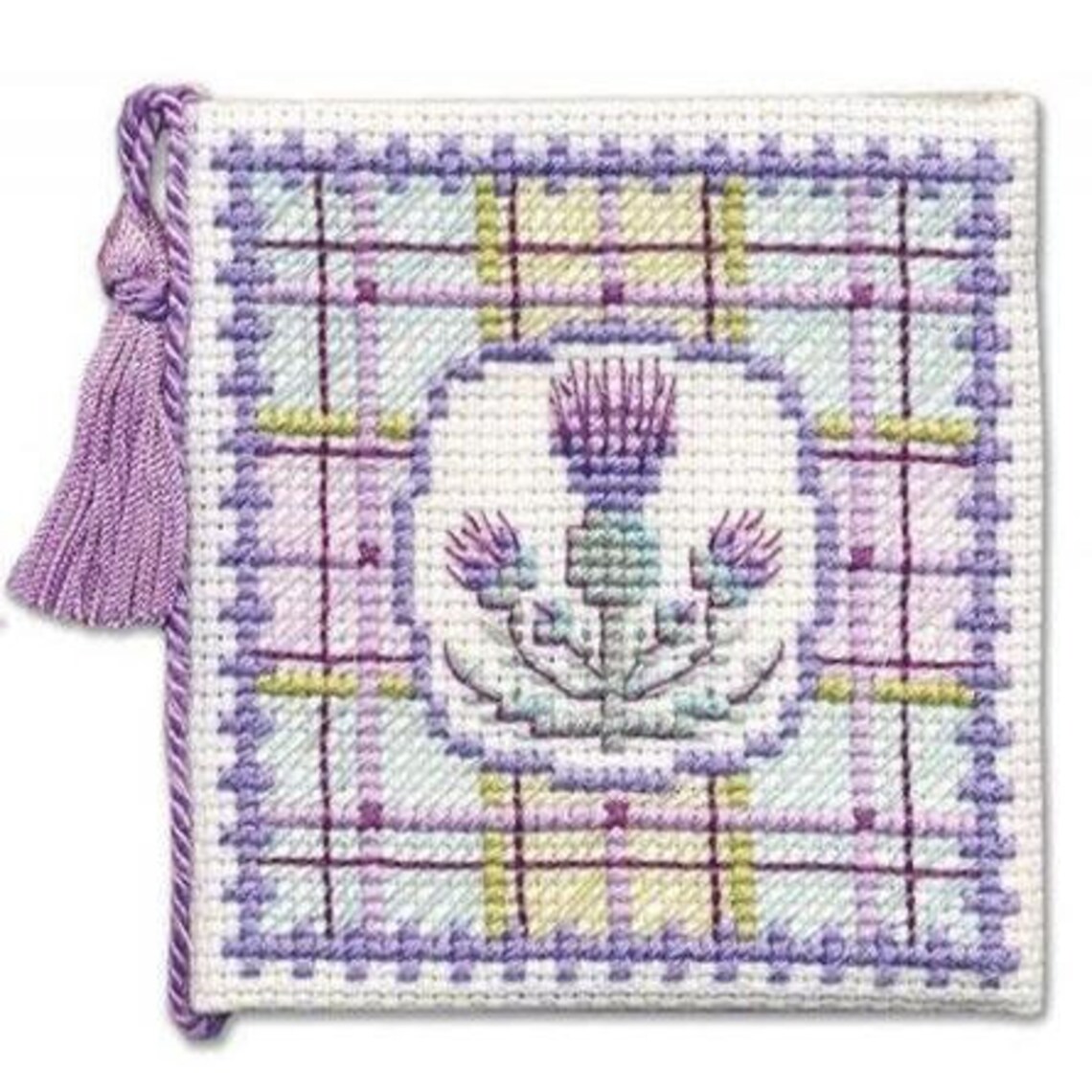 Tartan Thistles Needle Case, Cross Stitch Kit, Made in Scotland ...