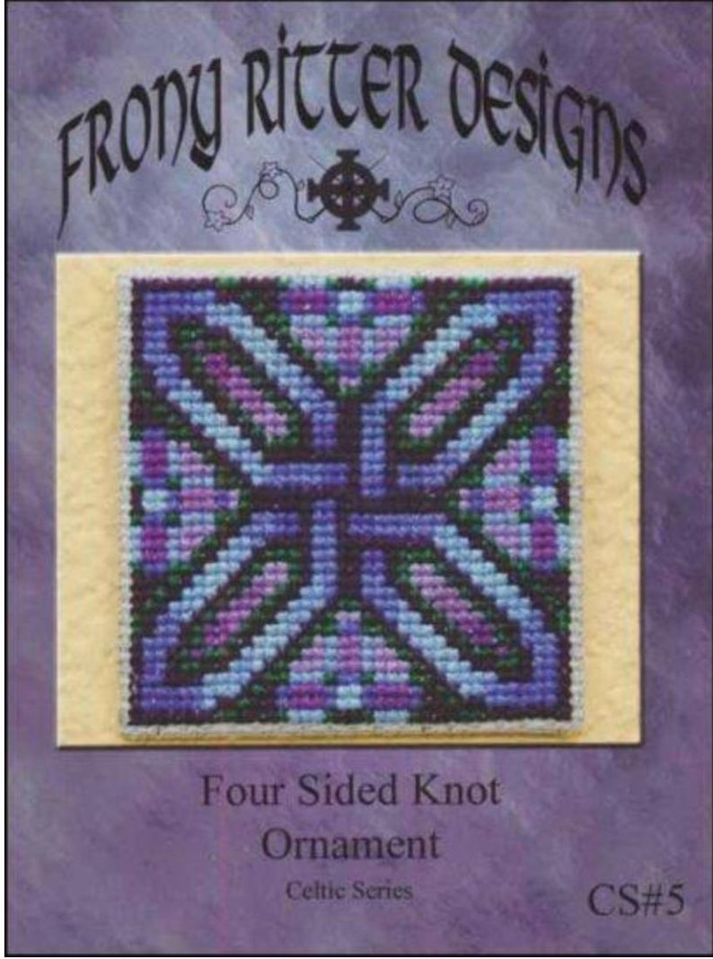 Four Sided Celtic Knot Ornament Cross Stitch Pattern Frony - Etsy