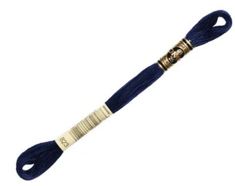 Navy Blue Embroidery - Etsy