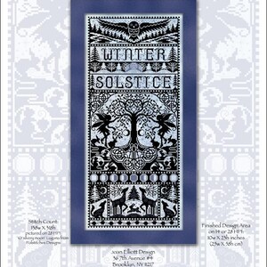 Joan Elliott Winter Solstice Cross Stitch Pattern - Fantasy - Celtic ...