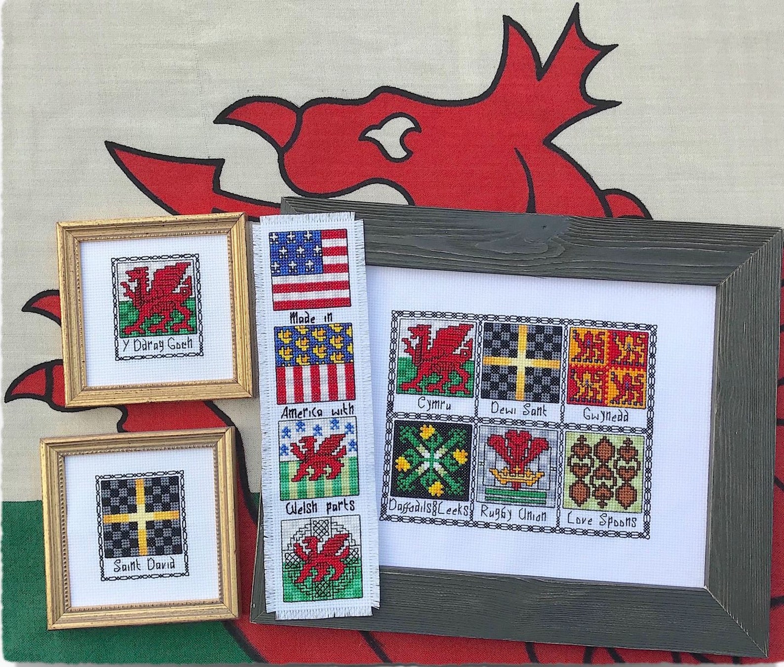 PDF Welsh Squares Collection Cross Stitch Pattern - 4 Patterns Included ...