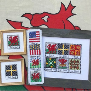 PDF Welsh Squares Collection Cross Stitch Pattern - 4 Patterns Included ...