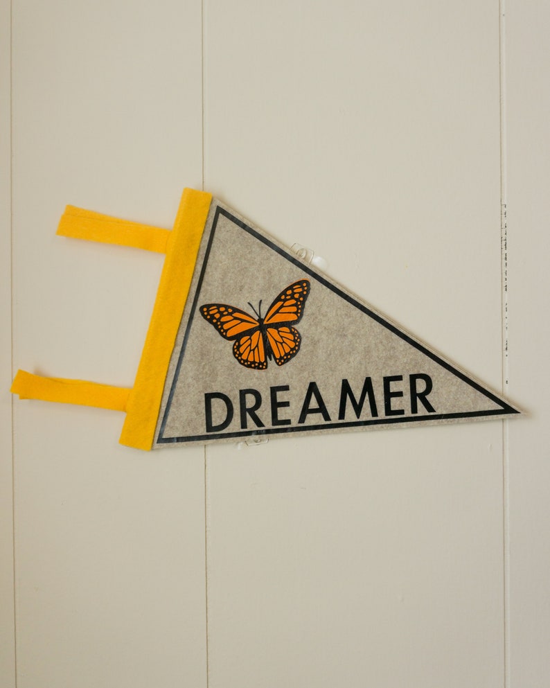 DREAMER / DACA Pennant Flag With Monarch Butterfly - Etsy