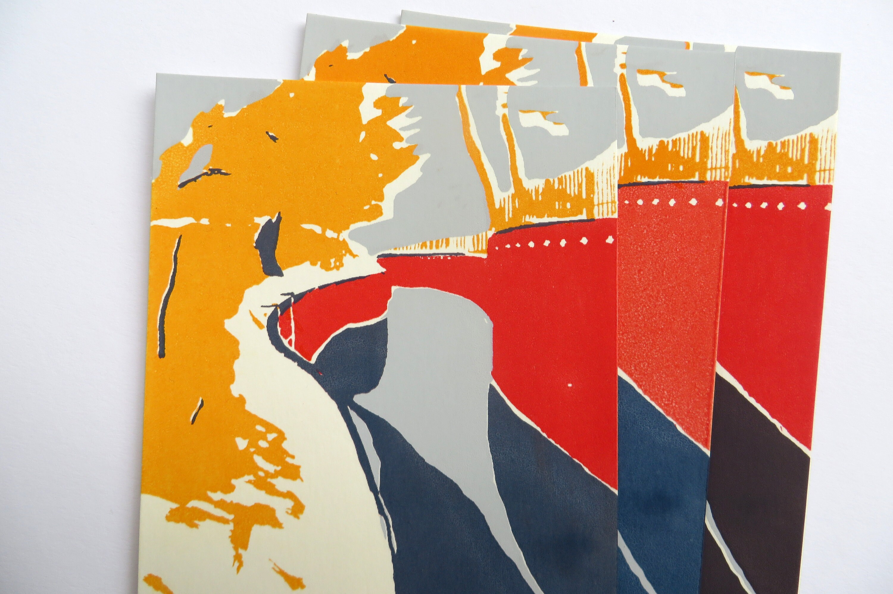 BR.3 - Screenprint Postcard Set | 4 Postcards of Berlin + Envelopes C6 ...
