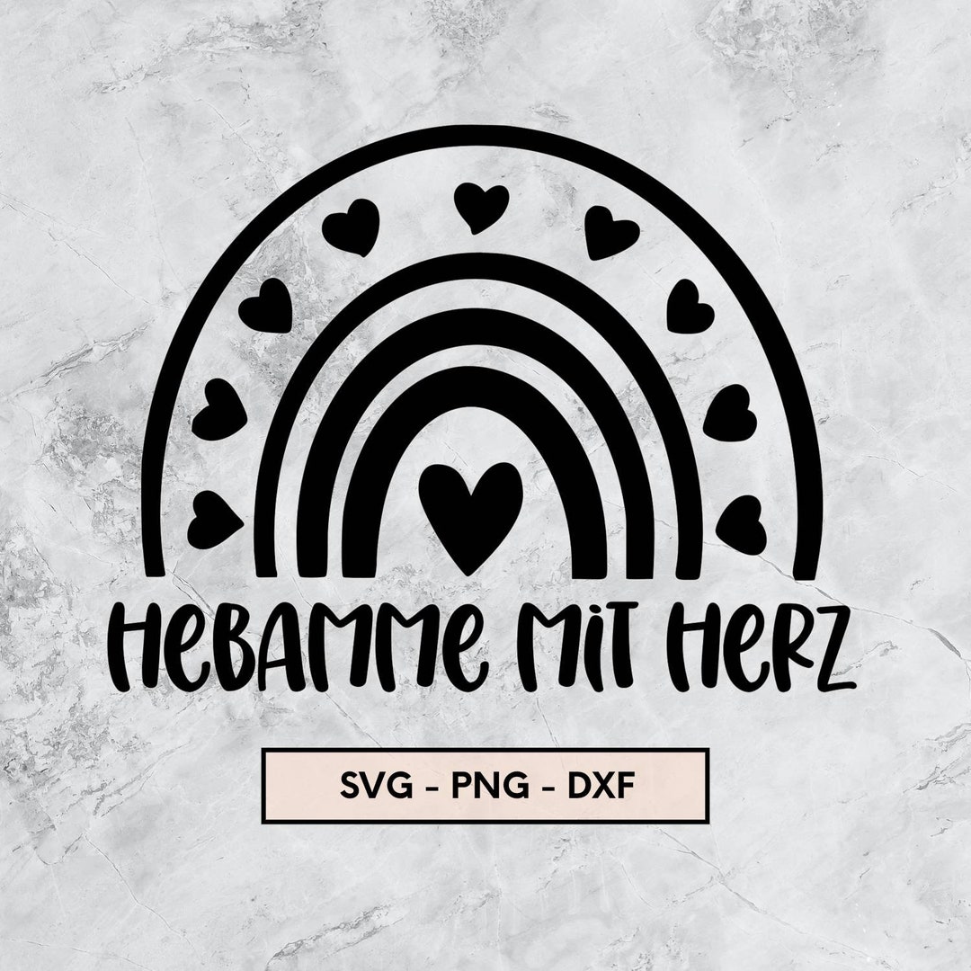Plotterdatei, Hebamme Mit Herz, Svg, Png, Dxf, Sofort Download - Etsy Canada