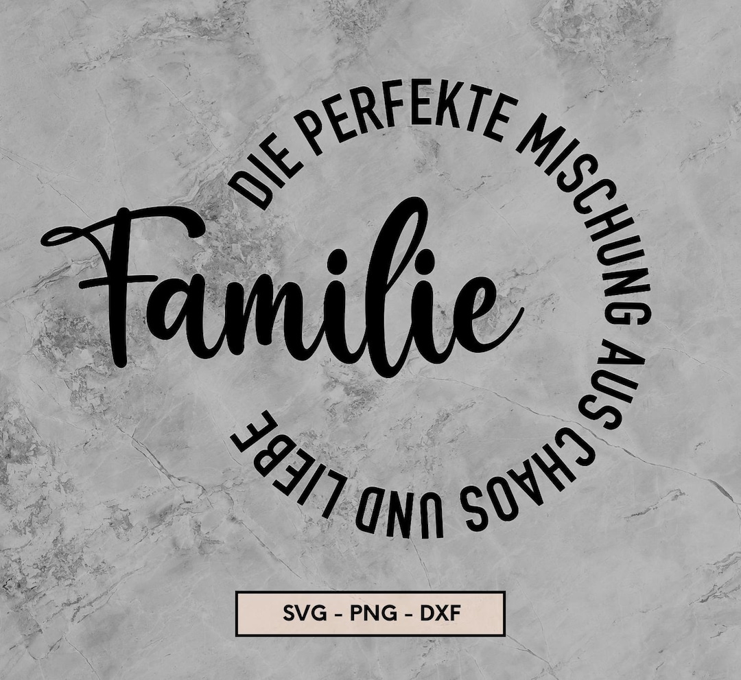 Plotterdatei Familie, Svg, Png, Dxf,plotter File - Etsy
