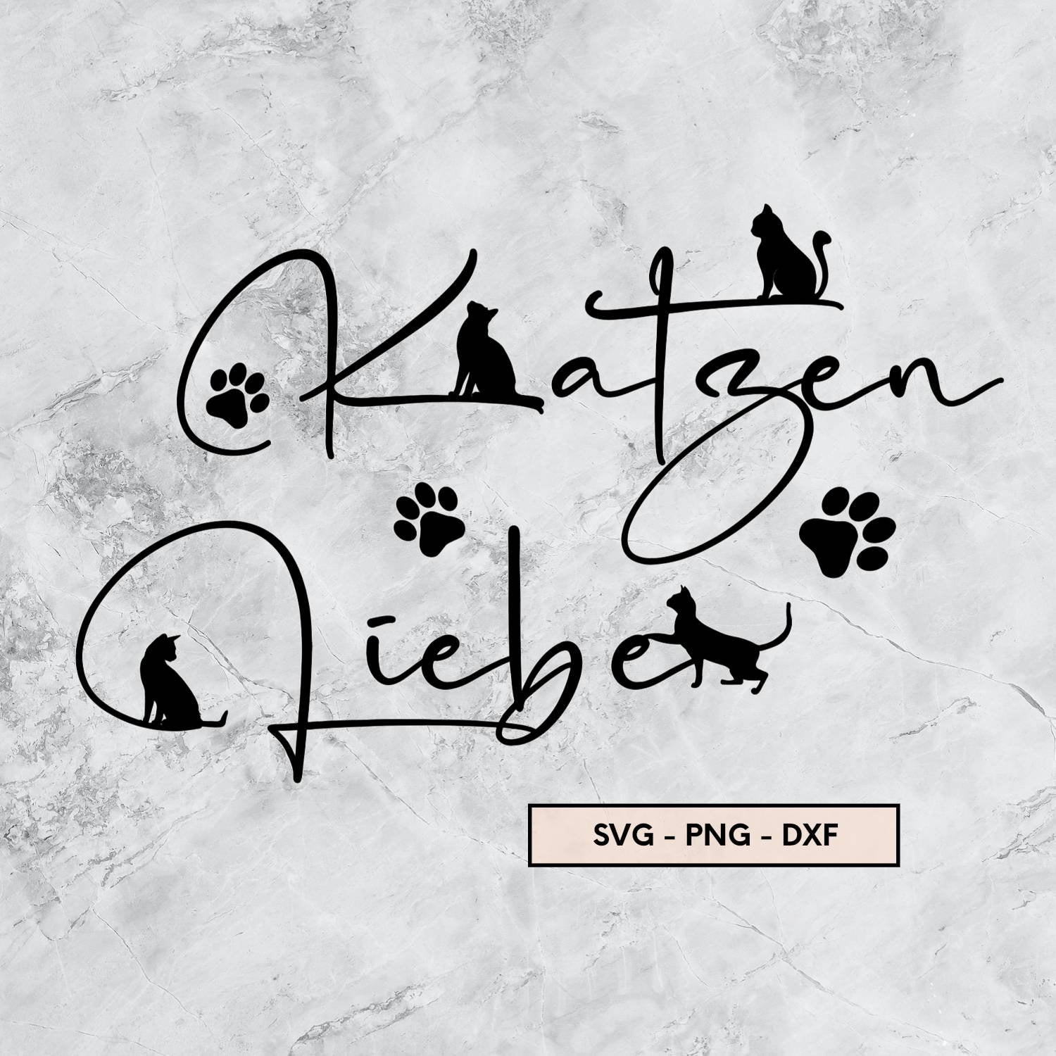 Katze Plotterdatei Miau Katzen Liebe Svg Png Dxf Katze - Etsy