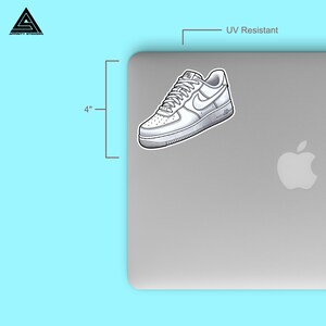 Air Force 1s Sticker || Vinyl Sticker, Water Bottle Sticker, Tumbler ...