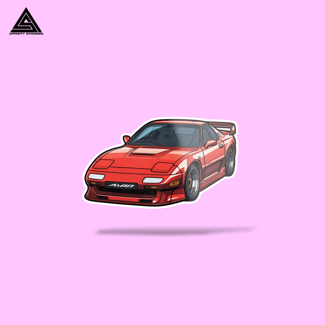 Mazda RX-7 || Vinyl Sticker, Water Bottle Sticker, Tumbler Stickers ...