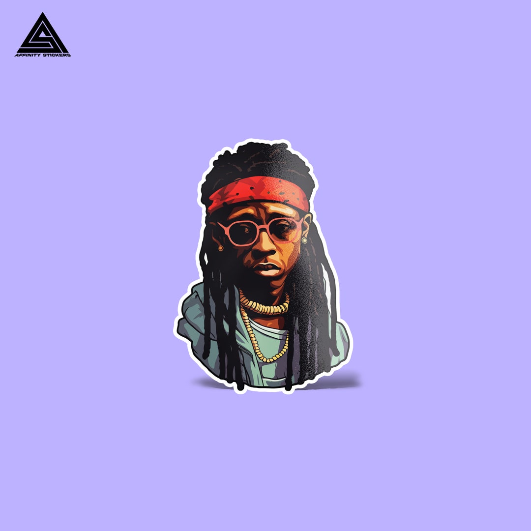 Lil Wayne Sticker || Vinyl Sticker, Water Bottle Sticker, Tumbler ...