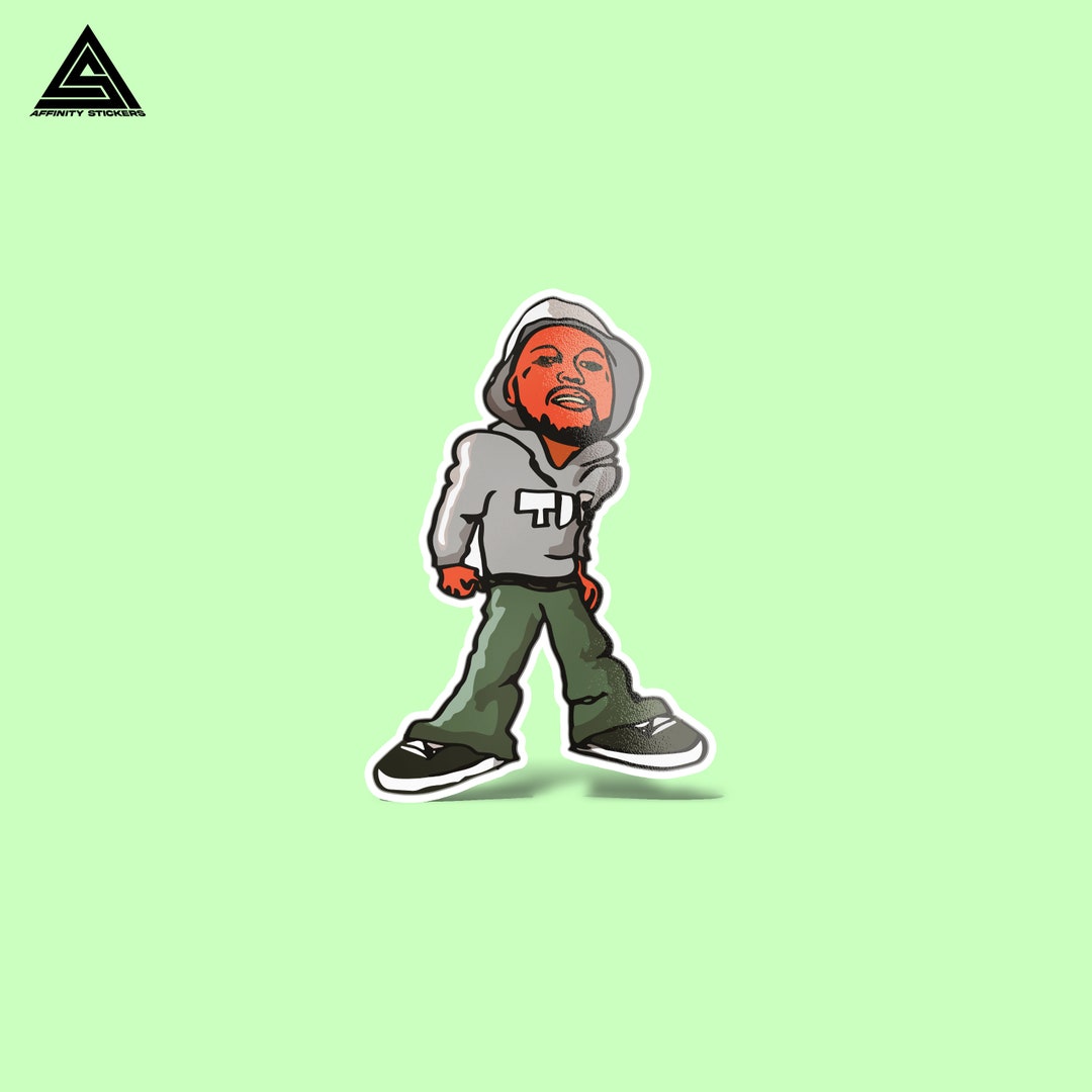 Rapper Sticker || Vinyl Sticker, Water Bottle Sticker, Tumbler Stickers ...