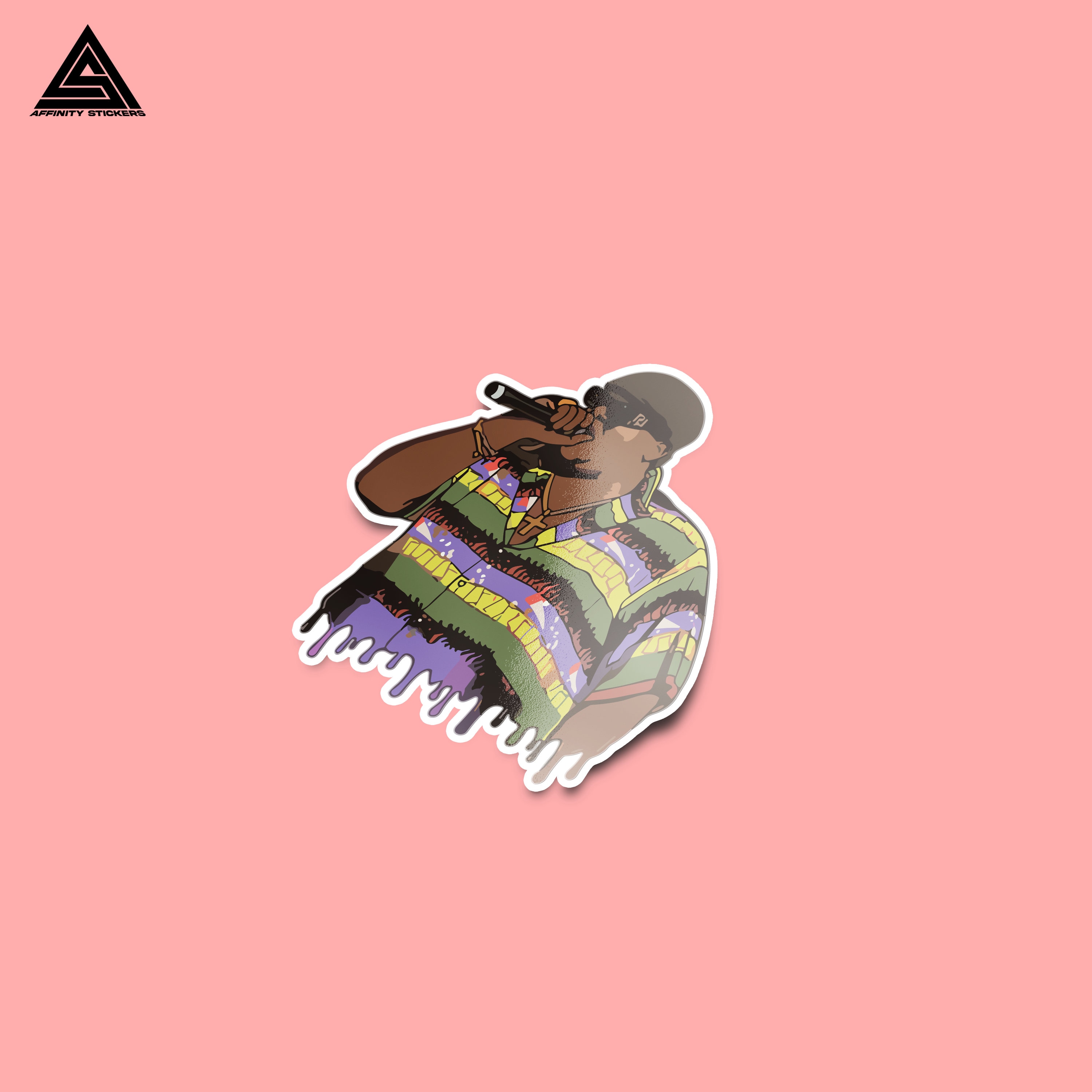 Rapper Sticker || Vinyl Sticker, Water Bottle Sticker, Tumbler Stickers ...