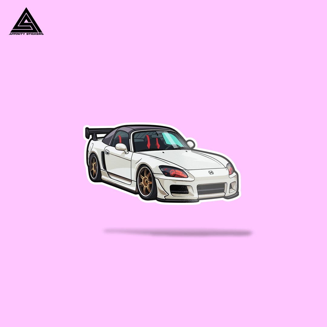 Honda S2000 || Vinyl Sticker, Water Bottle Sticker, Tumbler Stickers ...