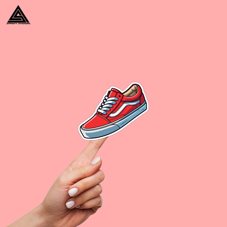 Vans Old Skool Sticker || Vinyl Sticker, Water Bottle Sticker, Tumbler ...