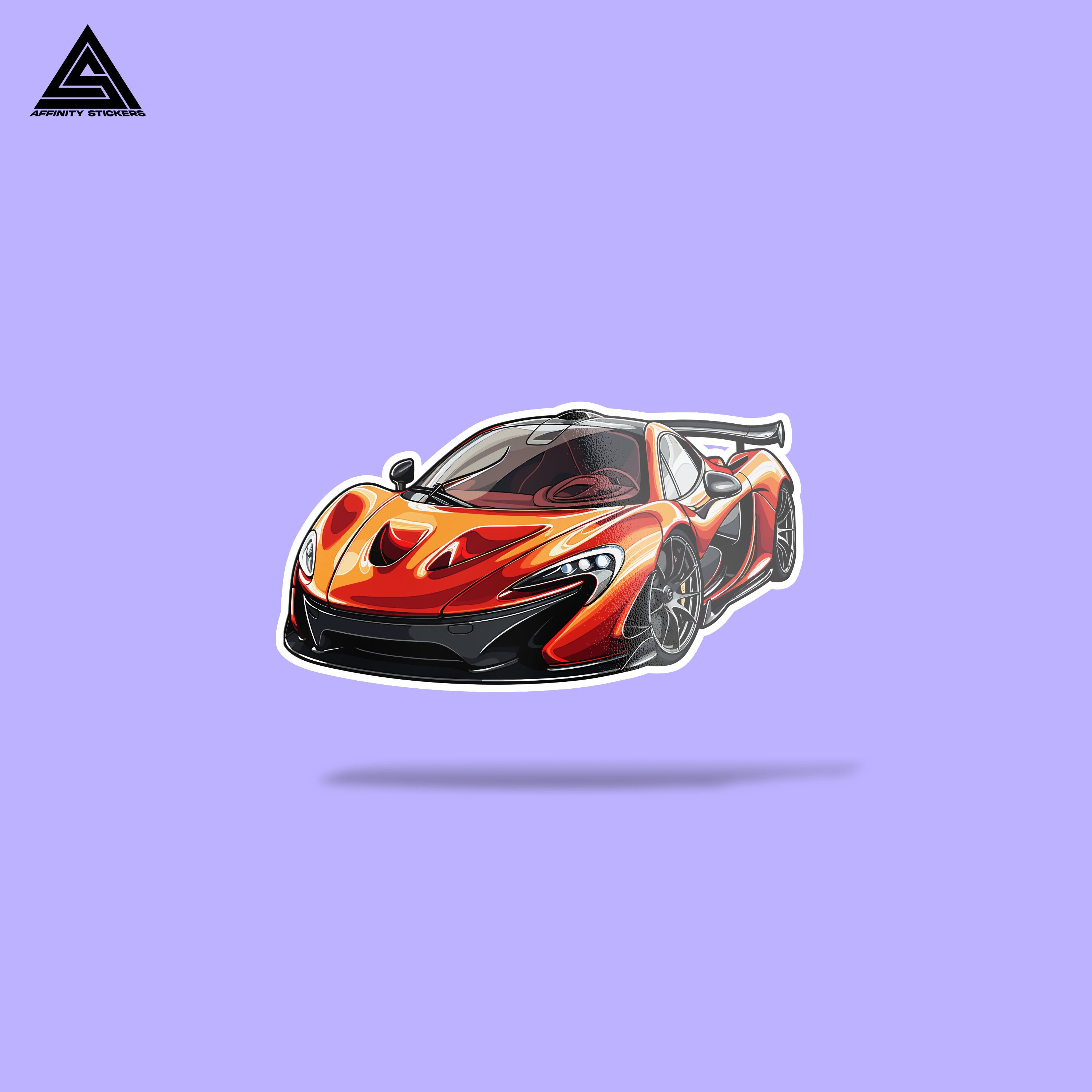 Mclaren P1 || Vinyl Sticker, Water Bottle Sticker, Tumbler Stickers ...
