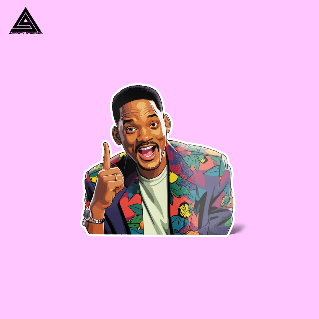 Fresh Prince of Bel Air Sticker || Vinyl Sticker, Water Bottle Sticker ...