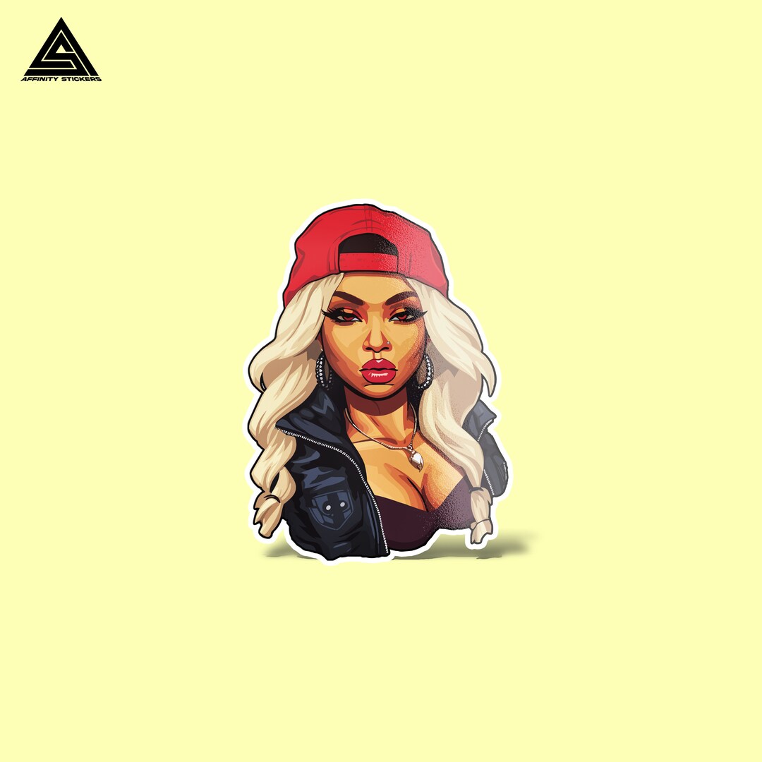 Lil Kim Sticker || Vinyl Sticker, Water Bottle Sticker, Tumbler ...