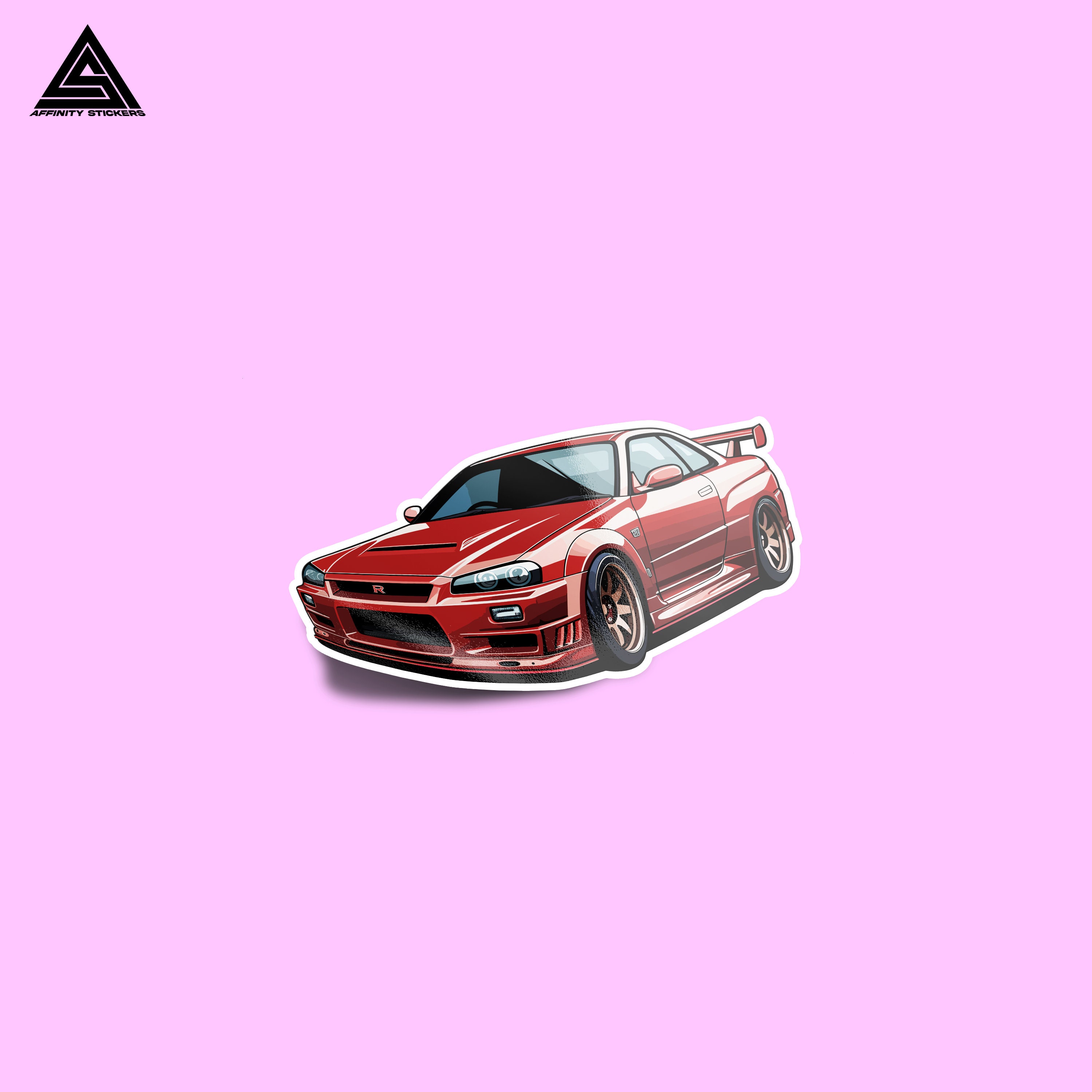 Nissan Skyline GT-R || Vinyl Sticker, Water Bottle Sticker, Tumbler ...