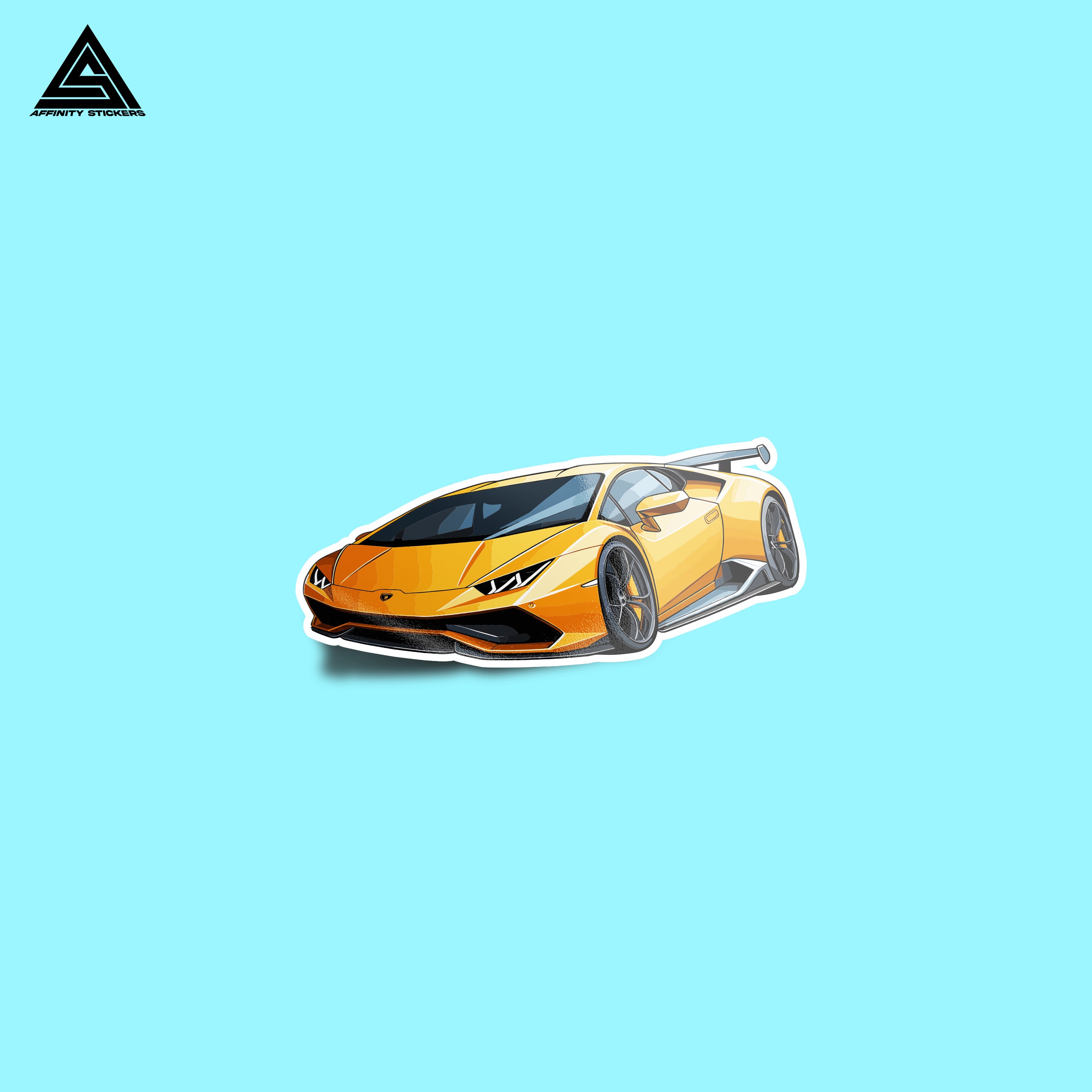 Lamborghini Huracan || Vinyl Sticker, Water Bottle Sticker, Tumbler ...