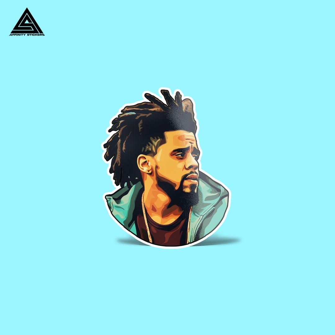 Jcole Sticker || Vinyl Sticker, Water Bottle Sticker, Tumbler Stickers ...