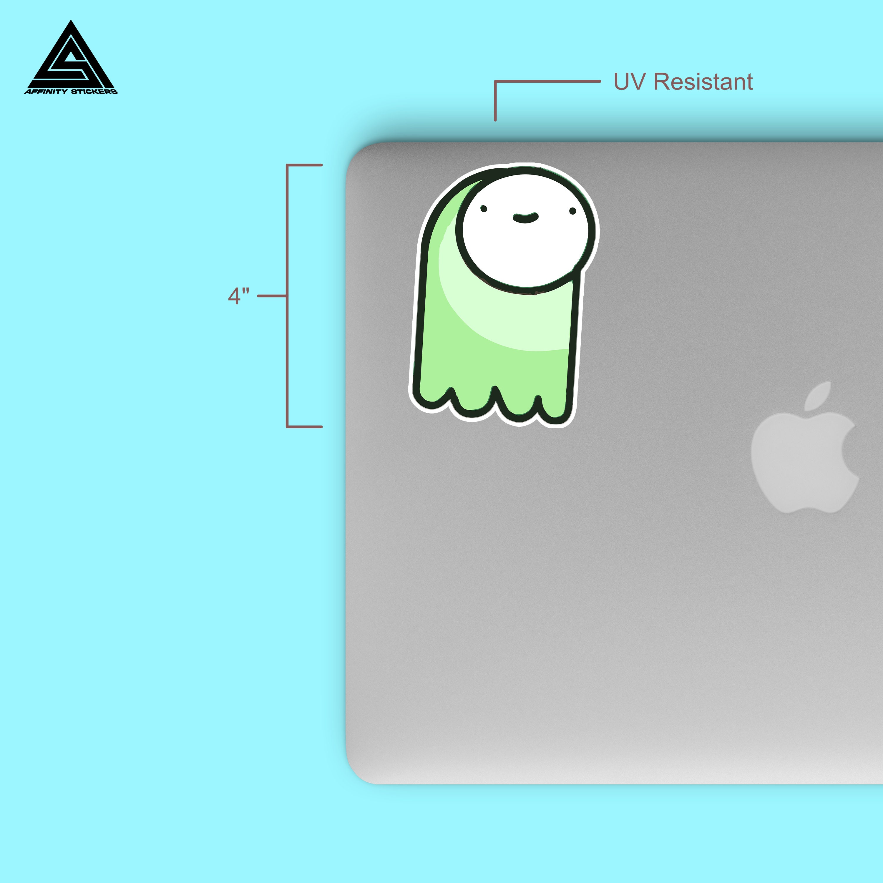 Disguised Ghost Sticker || Vinyl Sticker, Water Bottle Sticker, Tumbler ...