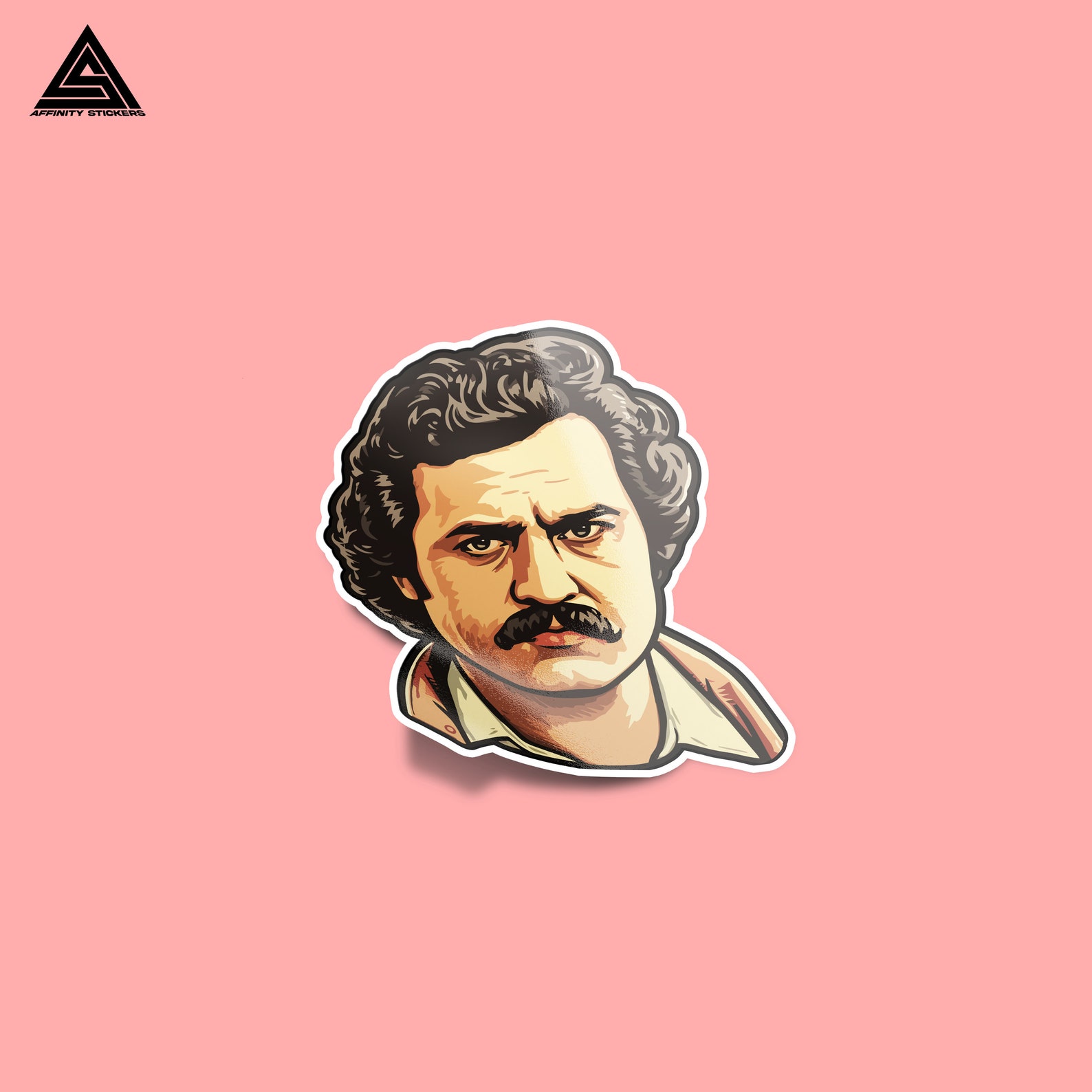 Pablo Escobar Sticker Vinyl Sticker Water Bottle Sticker - Etsy
