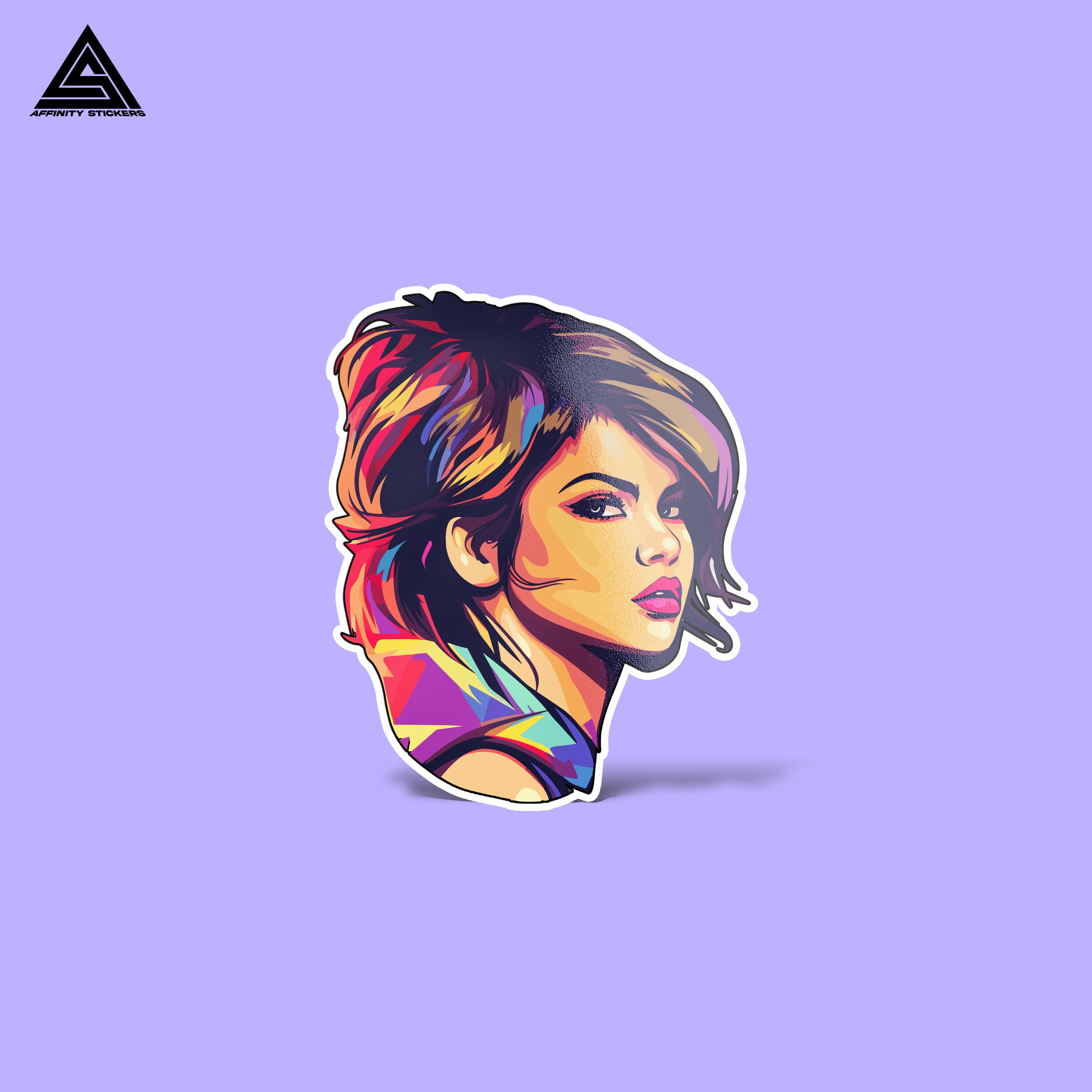 Selena Gomez Sticker Vinyl Sticker, Water Bottle Sticker, Tumbler ...