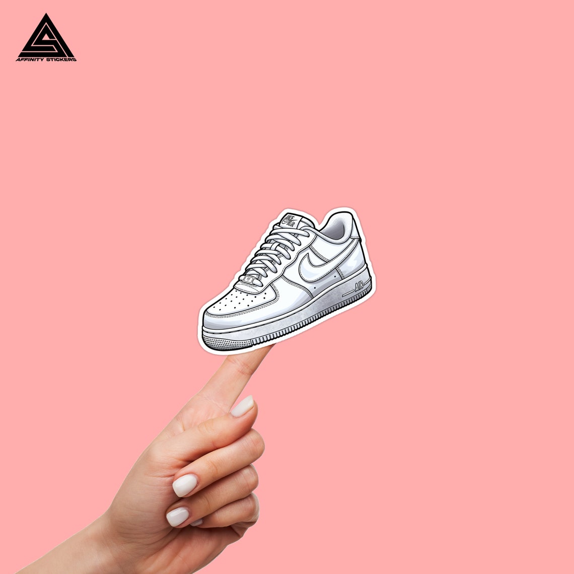 Air Force 1s Sticker Vinyl Sticker, Water Bottle Sticker, Tumbler ...