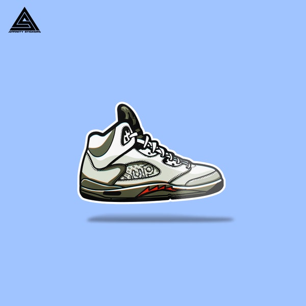 Air Jordan 5 Stickers - Etsy
