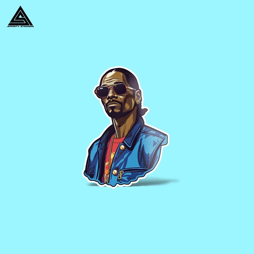 Snoop Dog Sticker || Vinyl Sticker, Water Bottle Sticker, Tumbler ...