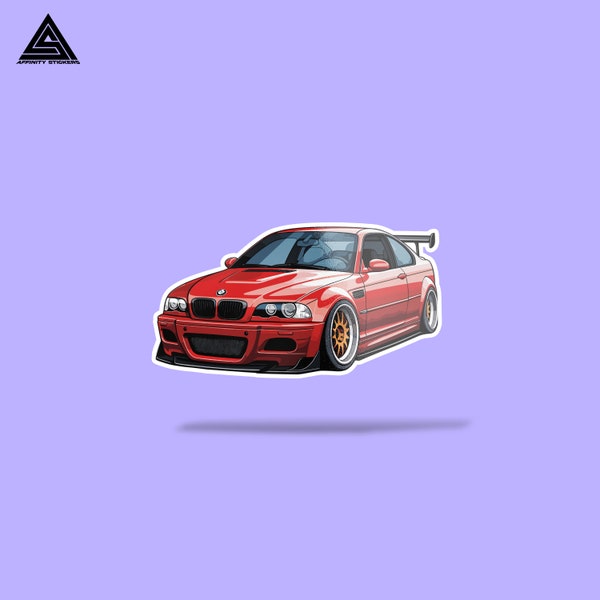 Bmw E46 Sticker Decal - Etsy