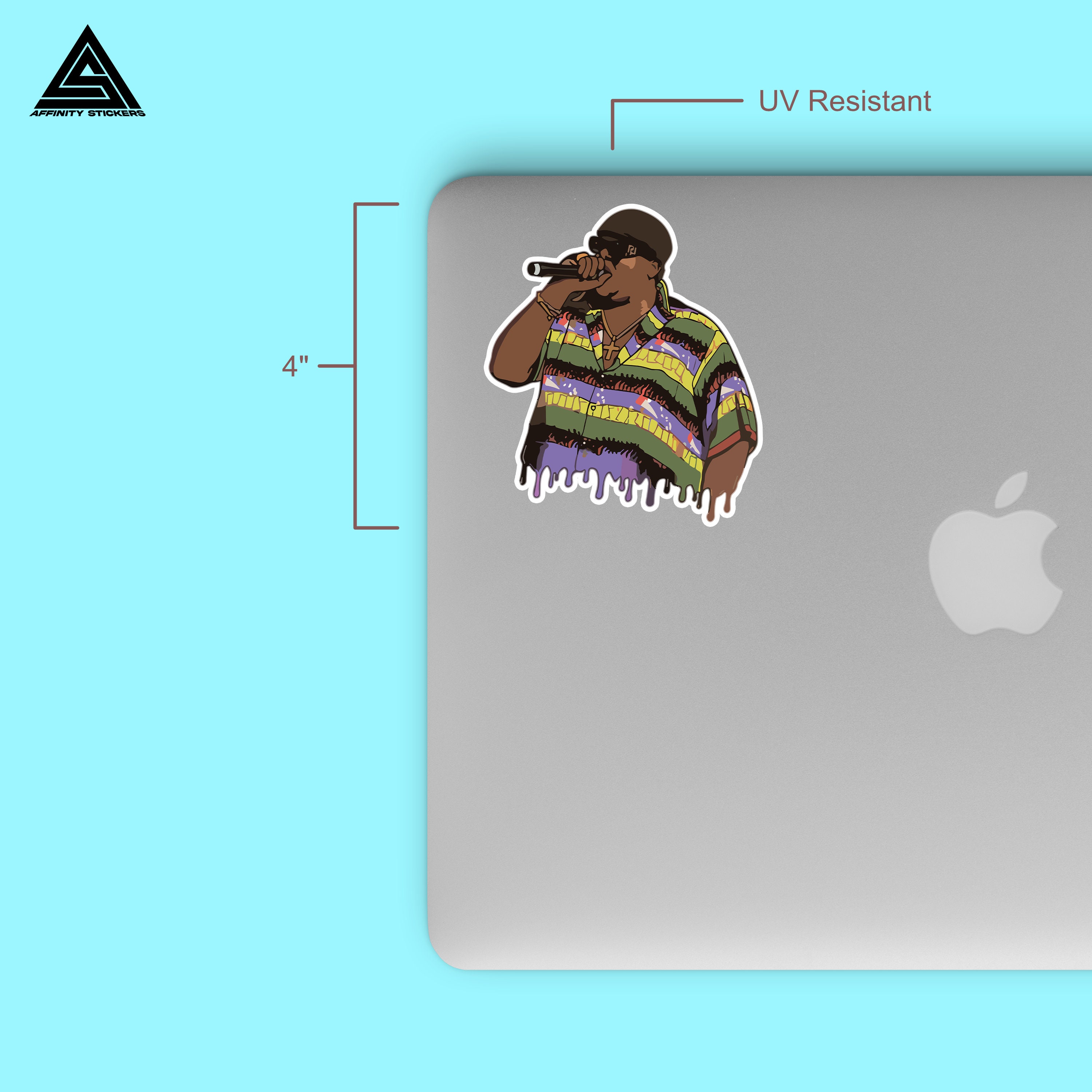 Rapper Sticker Vinyl Sticker, Water Bottle Sticker, Tumbler Stickers ...