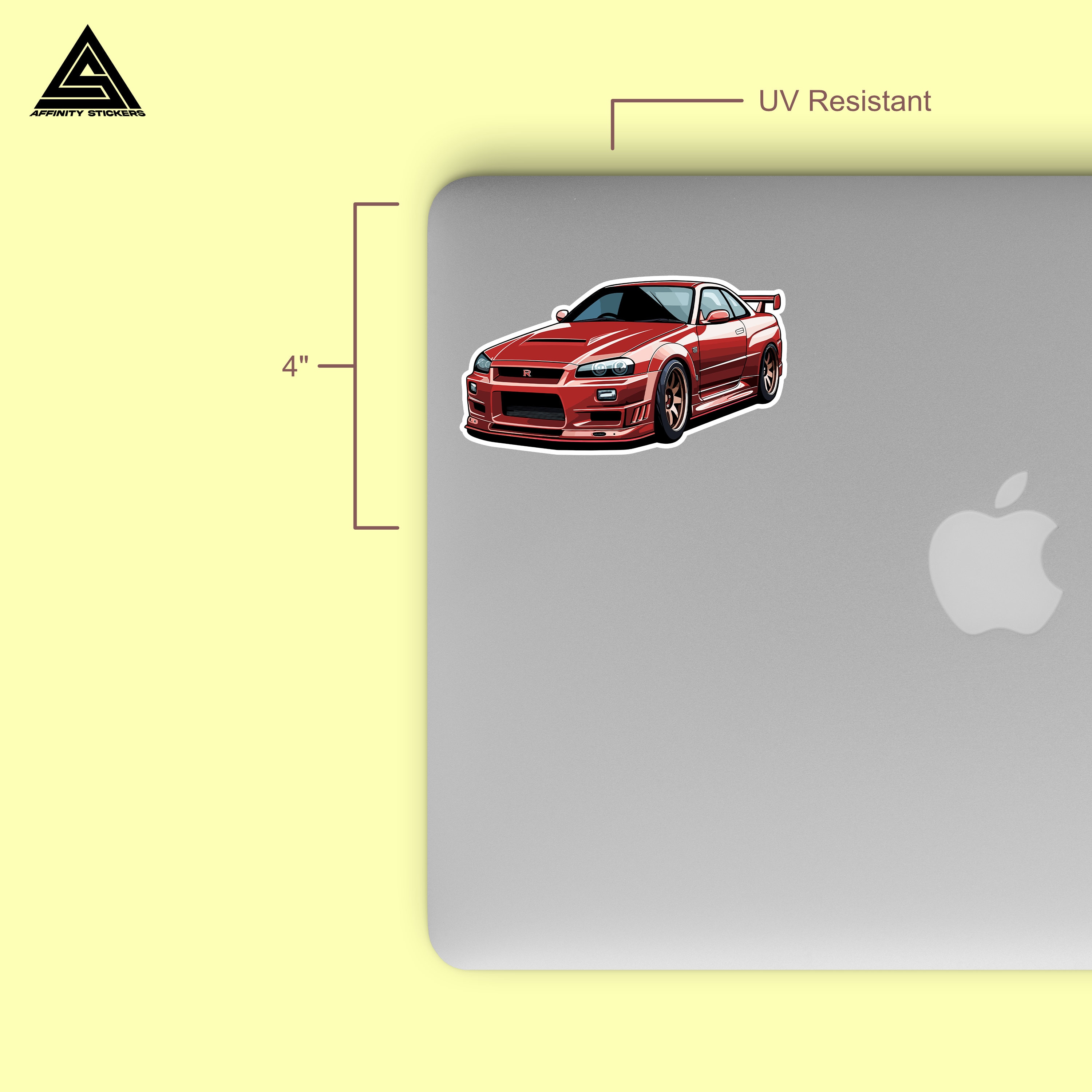 Nissan Skyline GT-R || Vinyl Sticker, Water Bottle Sticker, Tumbler ...