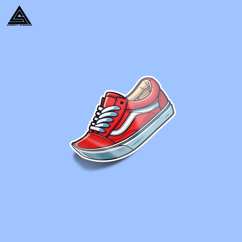 Vans Old Skool Sticker || Vinyl Sticker, Water Bottle Sticker, Tumbler ...