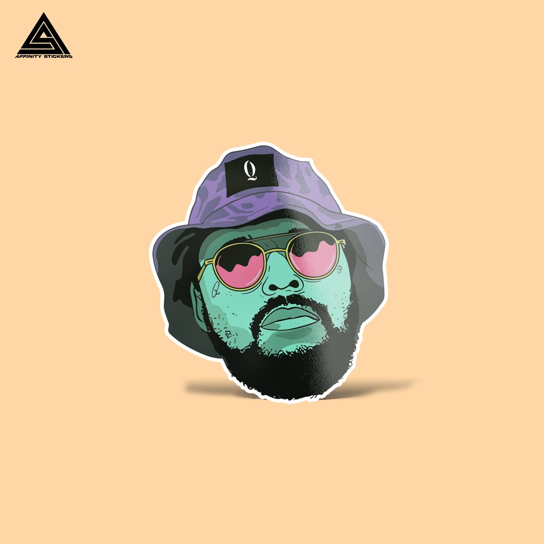 Rapper Sticker || Vinyl Sticker, Water Bottle Sticker, Tumbler Stickers ...