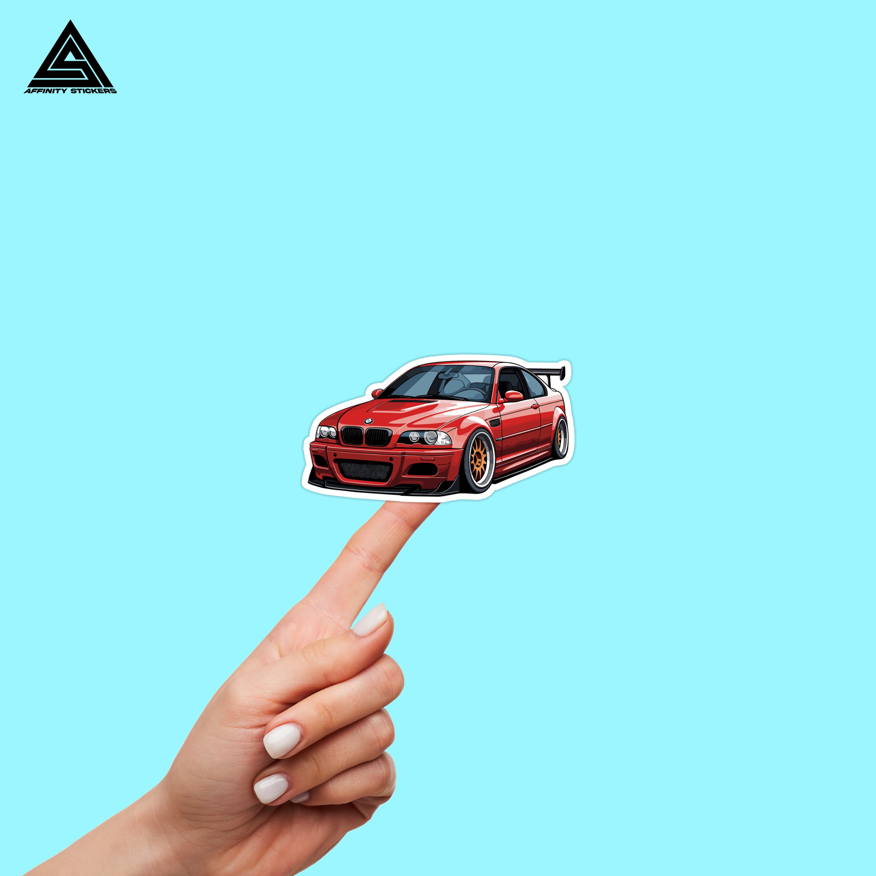 BMW E46 M3 || Vinyl Sticker, Water Bottle Sticker, Tumbler Stickers ...