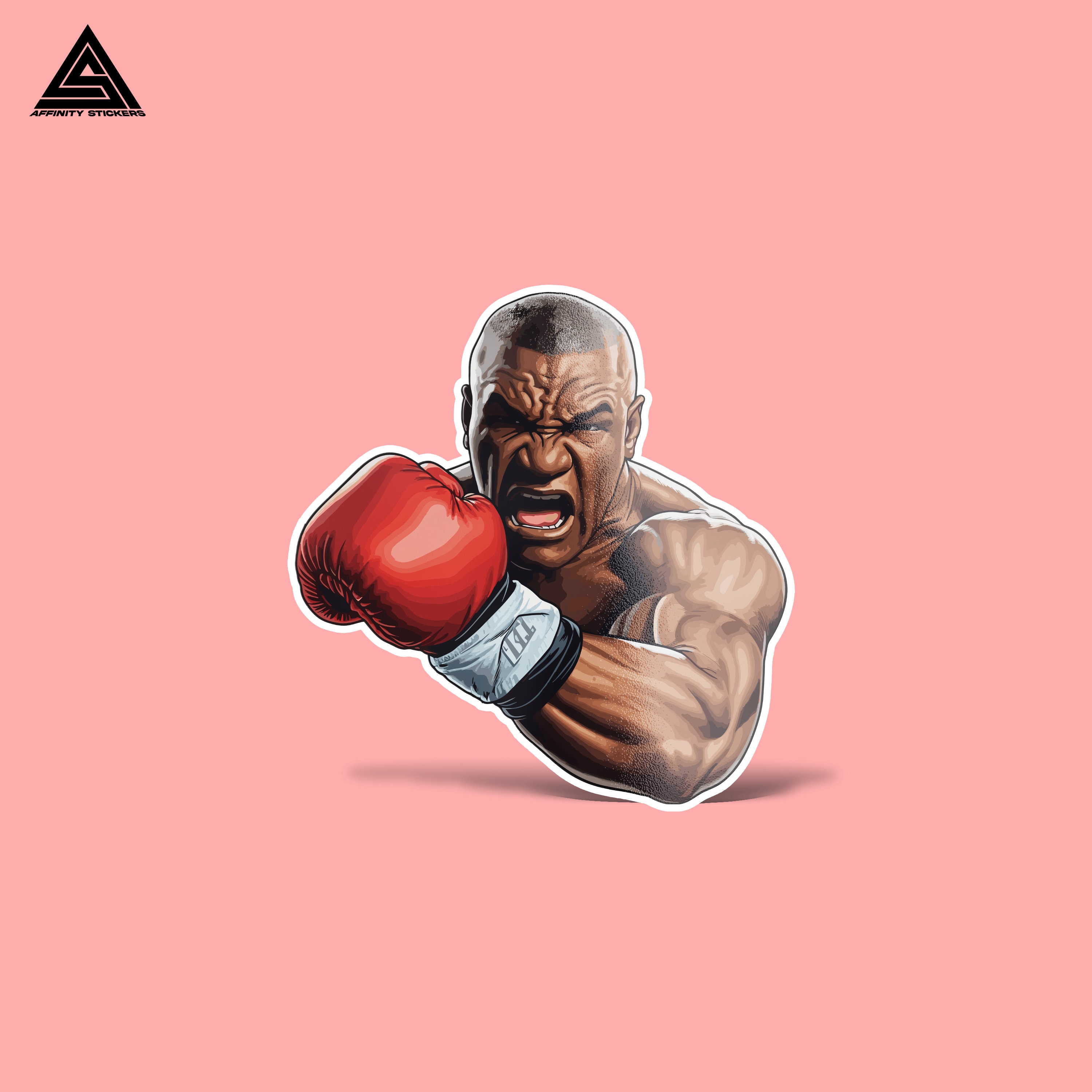 Mike Tyson Sticker Vinyl Sticker Water Bottle Sticker - Etsy