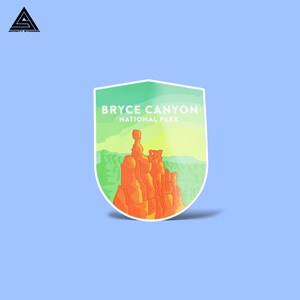 Bryce Canyon Park Sticker || Vinyl Sticker, Water Bottle Sticker ...