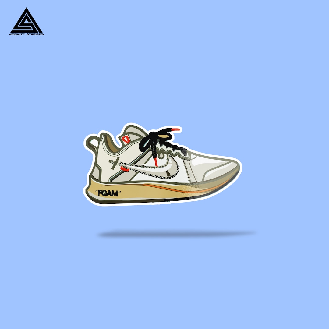 Nike Zoom Fly Off-white Sticker || Vinyl Sticker, Water Bottle Sticker ...